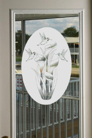 Vinyl Etchings decorative decals. The look of real etched glass for ...